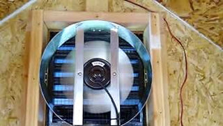 Amtrak Solar Powerful 50-Watt Galvanized Steel Solar Attic Fan Quietly ...