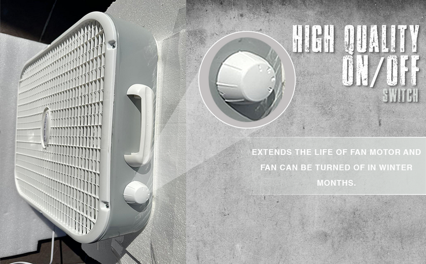 Home / Collections / Amtrak Solar 20" Box Fan Kit – 100W Solar Panel ...