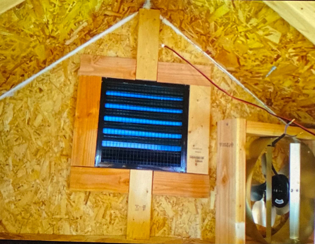 100-Watt with 12 inch Solar Attic Fan | amtraksolar.com – Amtrak Solar
