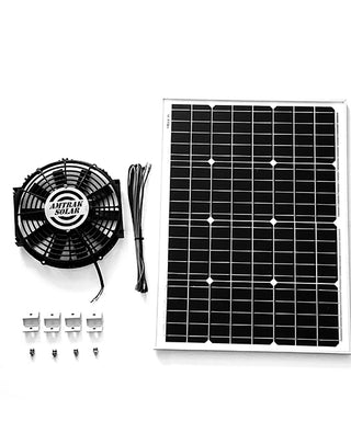 50-Watt with 12 inch Solar Attic Fan | Amtrak Solar | amtraksolar.com